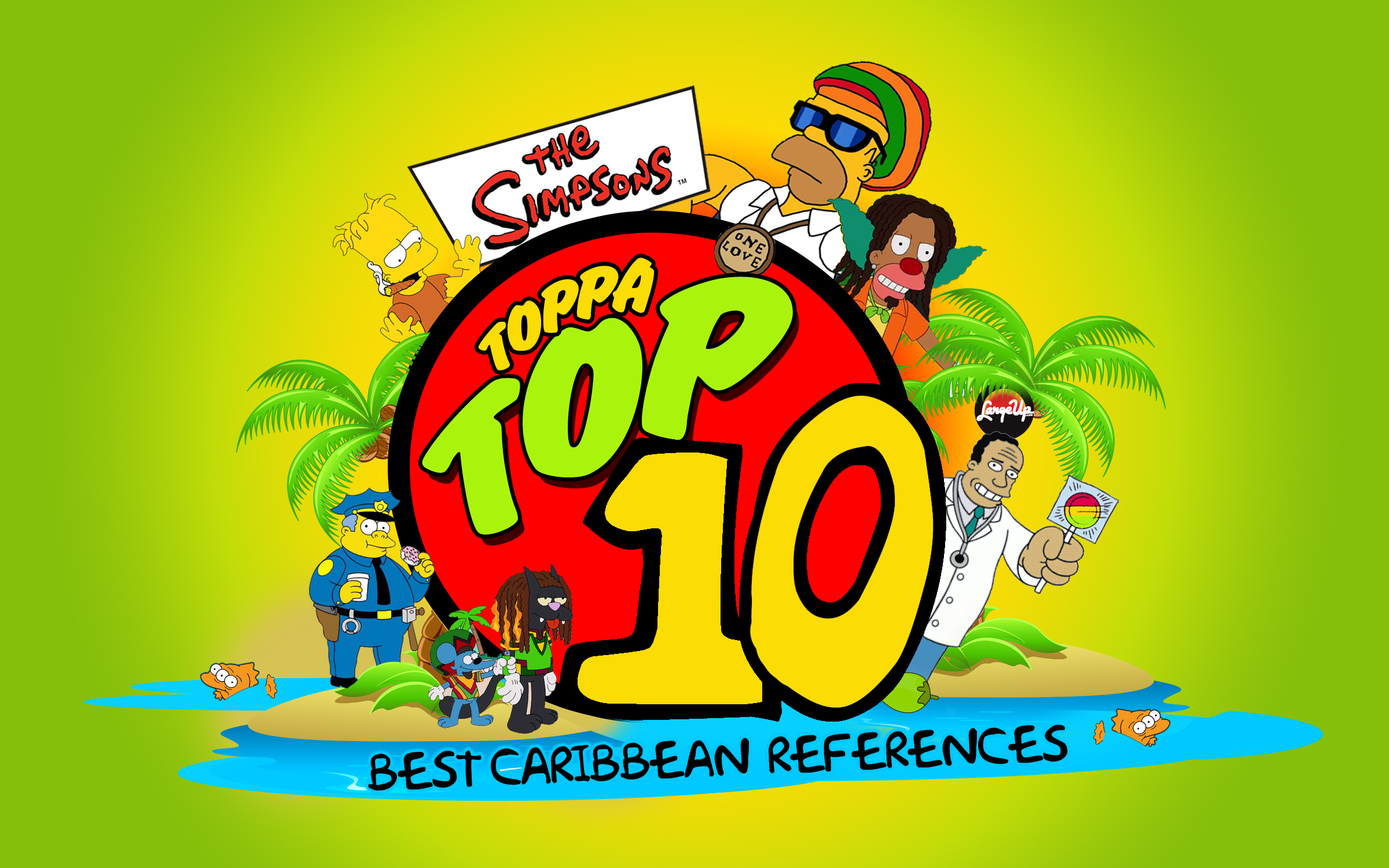 Toppa Top 10: The Simpsons' Best Caribbean References - LargeUp