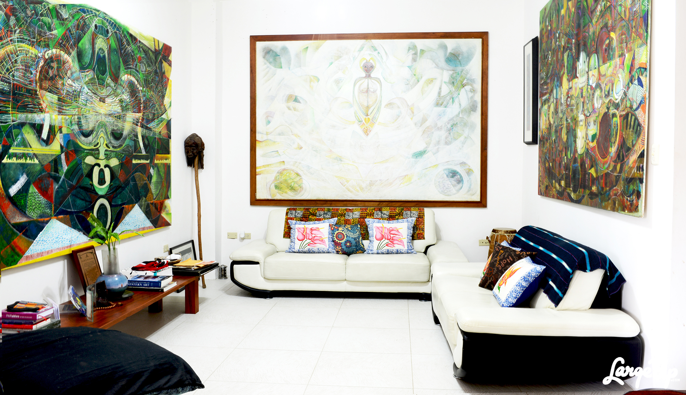 Visual Culture: At Home with Trinidad's Master Artist, LeRoy Clarke ...