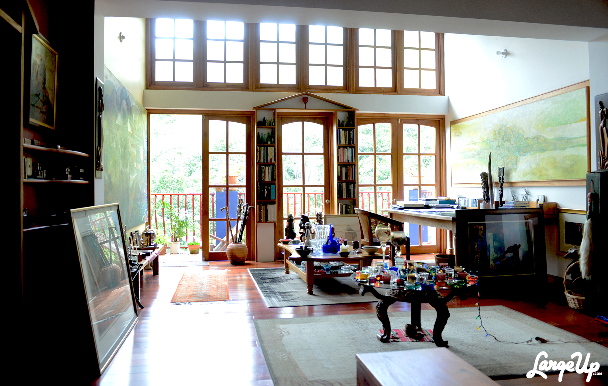 Visual Culture: At Home with Trinidad's Master Artist, LeRoy Clarke ...